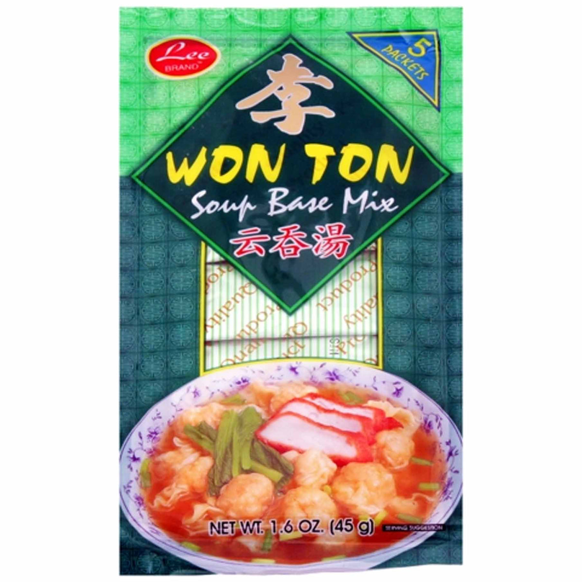 Lee Brand - Wonton Soup Base Mix 45g | Haisue