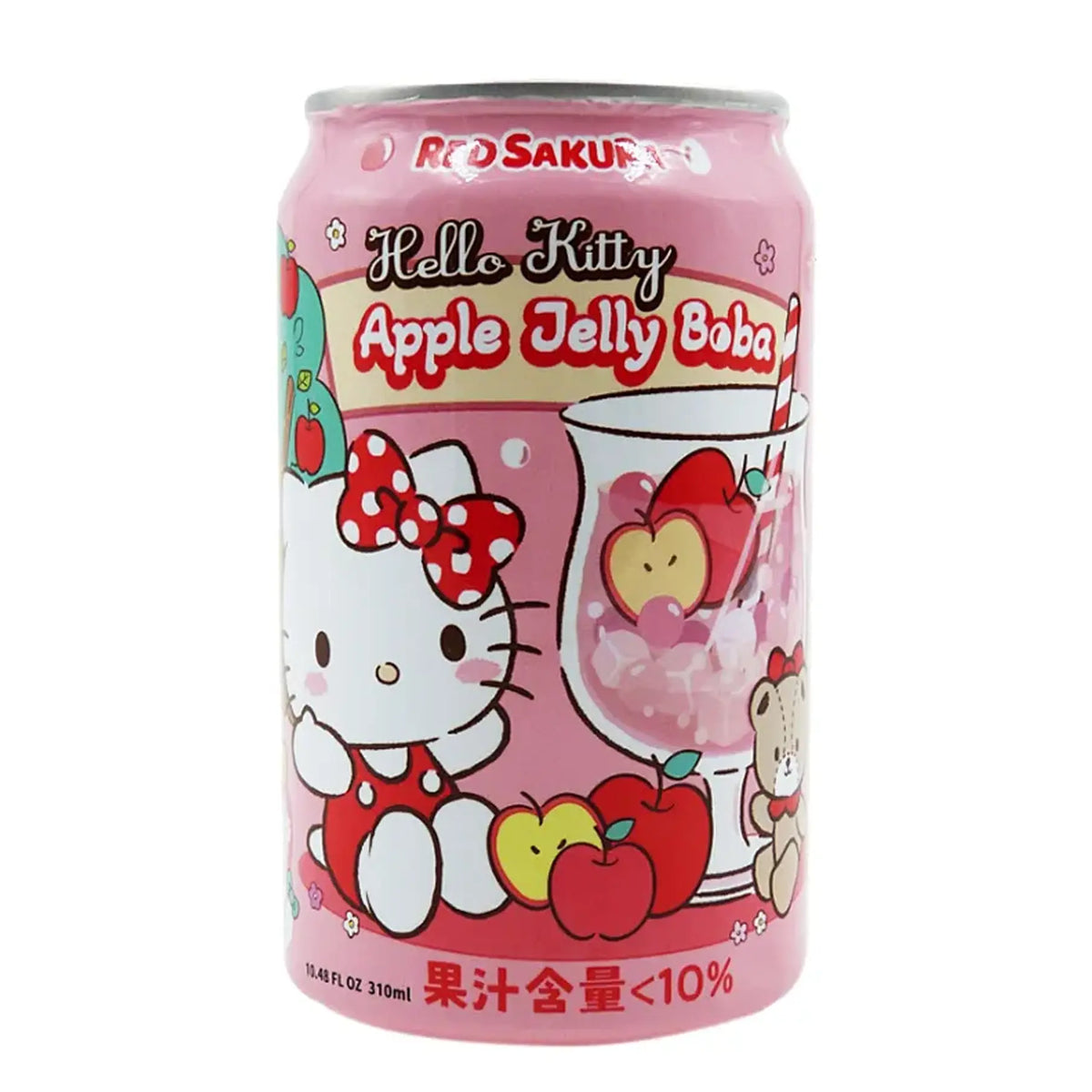 Red Sakura - Hello Kitty Apple Jelly Boba 310ml – Haisue