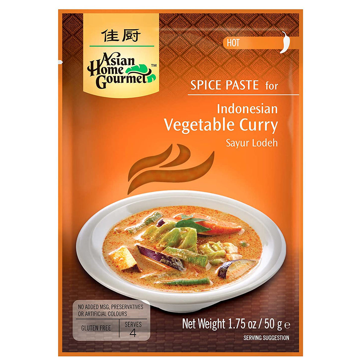 Asian Home Gourmet - Spice Paste for Indonesian Vegetable Curry 50g ...