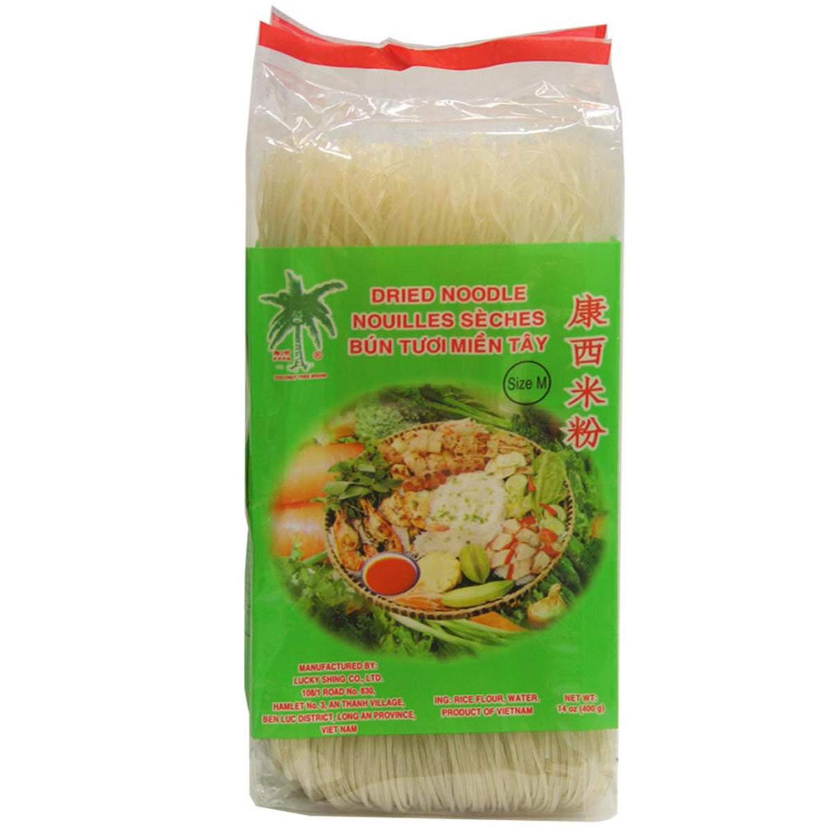 Coconut Tree - Dried Noodle (Bun Tuoi Mien Tay) 400g | Haisue