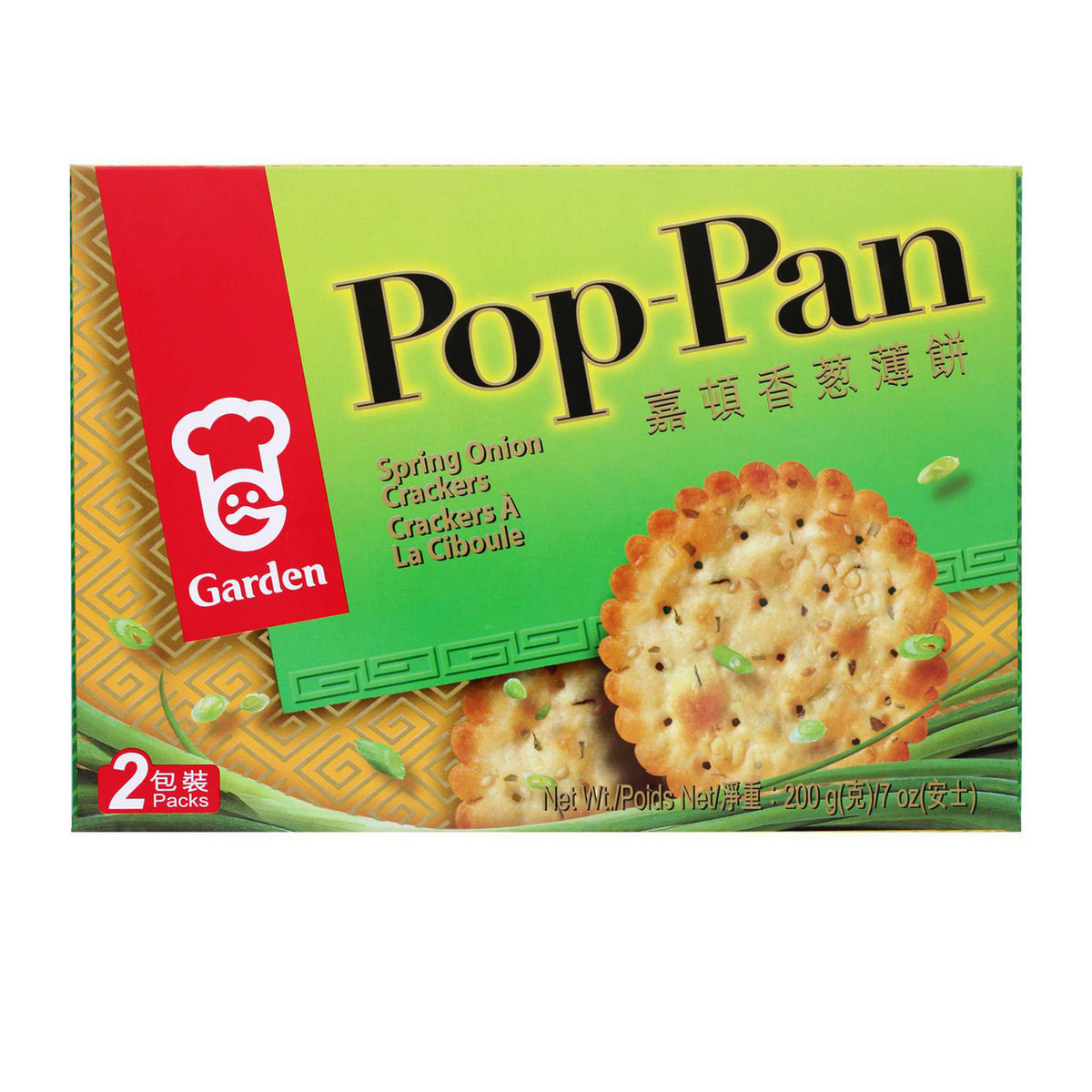 Garden - Pop-Pan Spring Onion Crackers 200g | Haisue