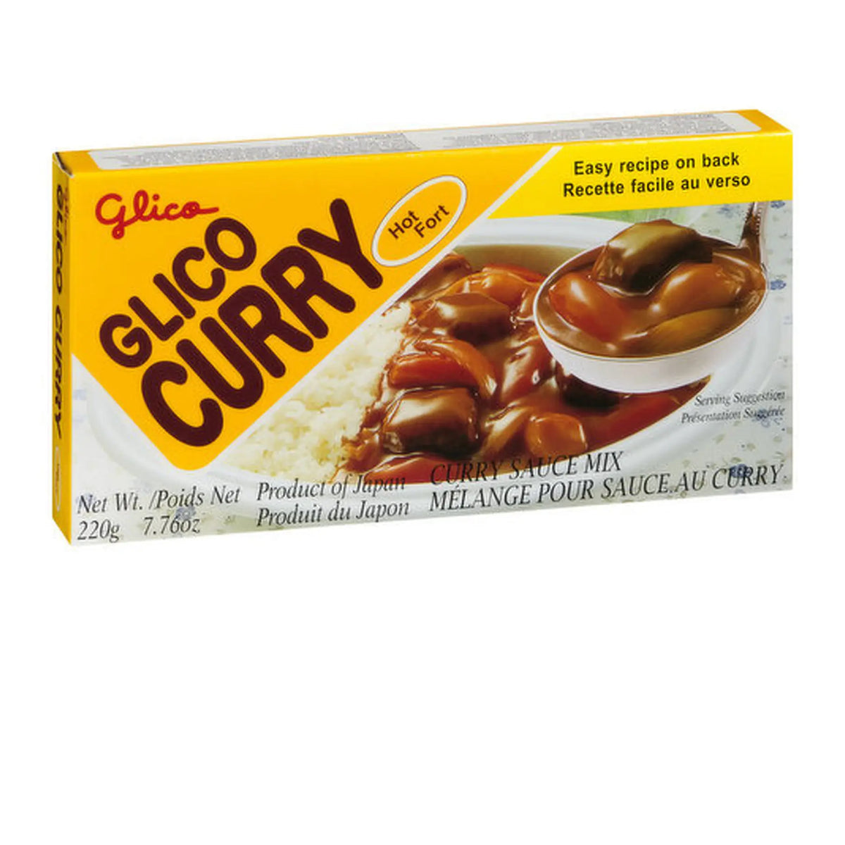 Glico - Curry Sauce Mix (Hot) 220g | Haisue