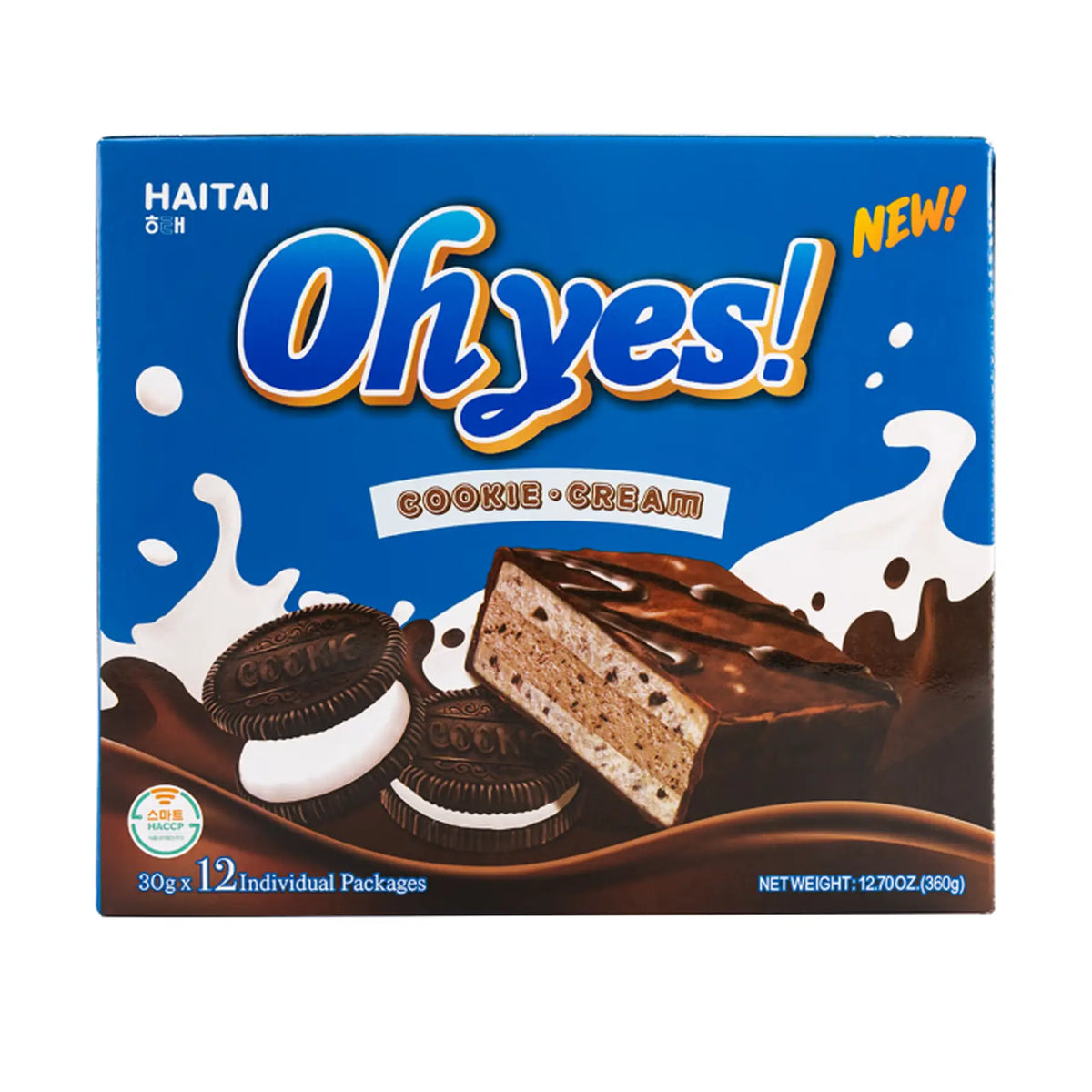 Haitai - Oh Yes! Cookie & Cream Cake 360g | Haisue