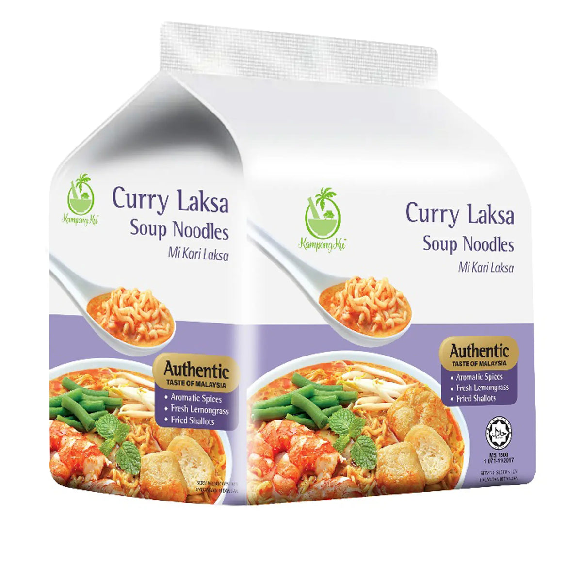 KampongKu - Curry Laksa Soup Noodles 4x120g | Haisue