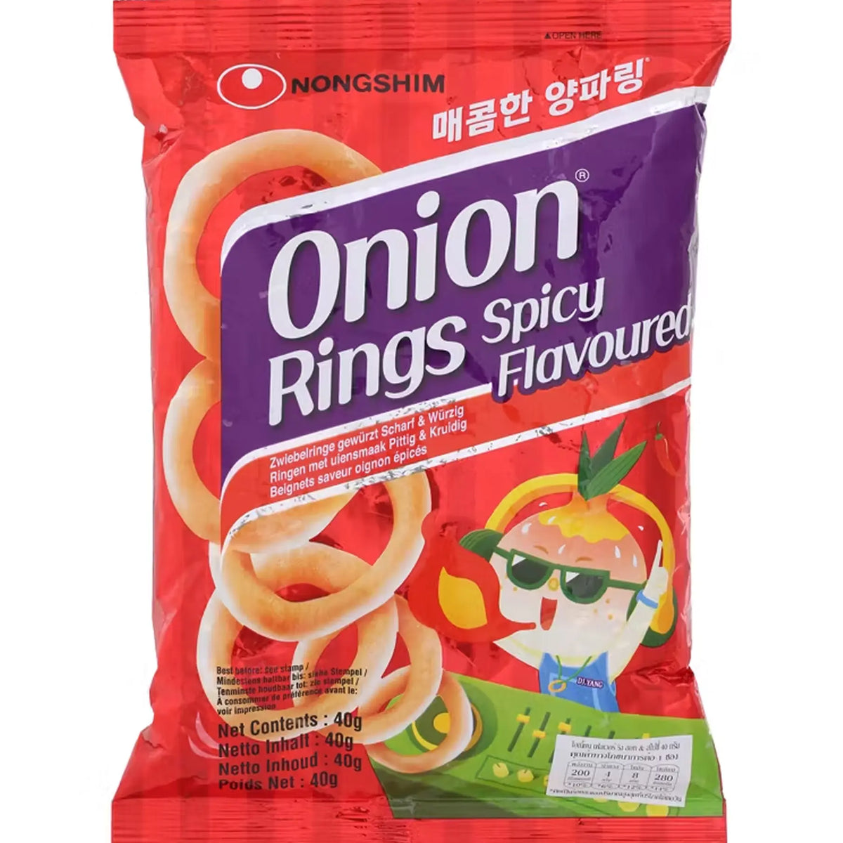 Nongshim - Onion Rings Spicy Flavoured 40g | Haisue