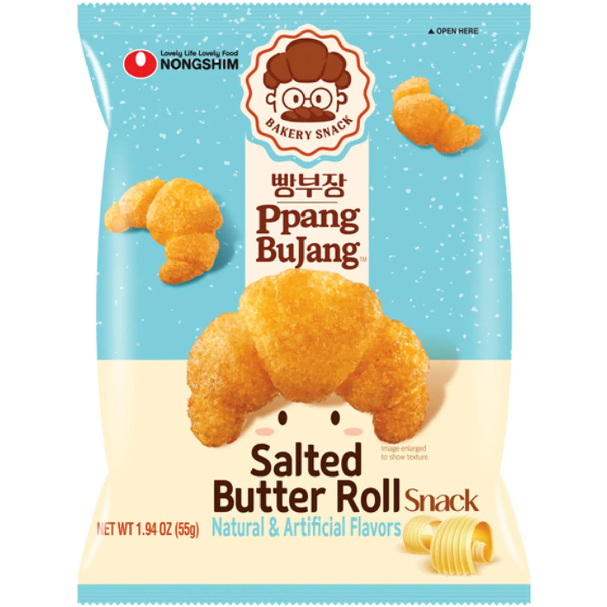 Nongshim - Ppang BuJang Salted Butter Roll Snack 55g – Haisue