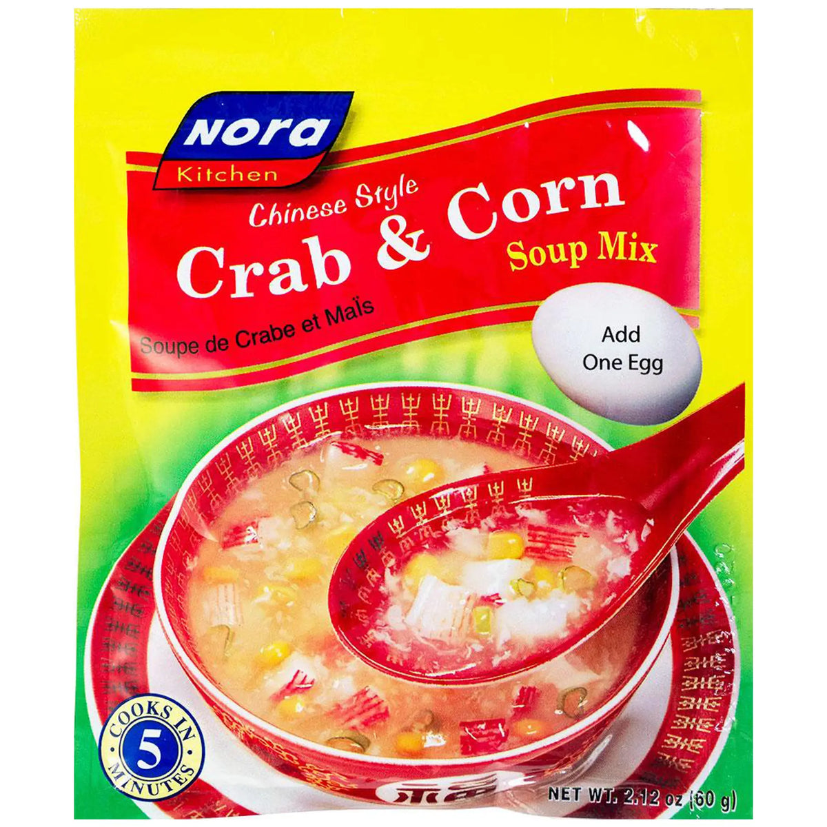 Nora Kitchen - Chinese Style Crab & Corn Soup Mix 60g | Haisue