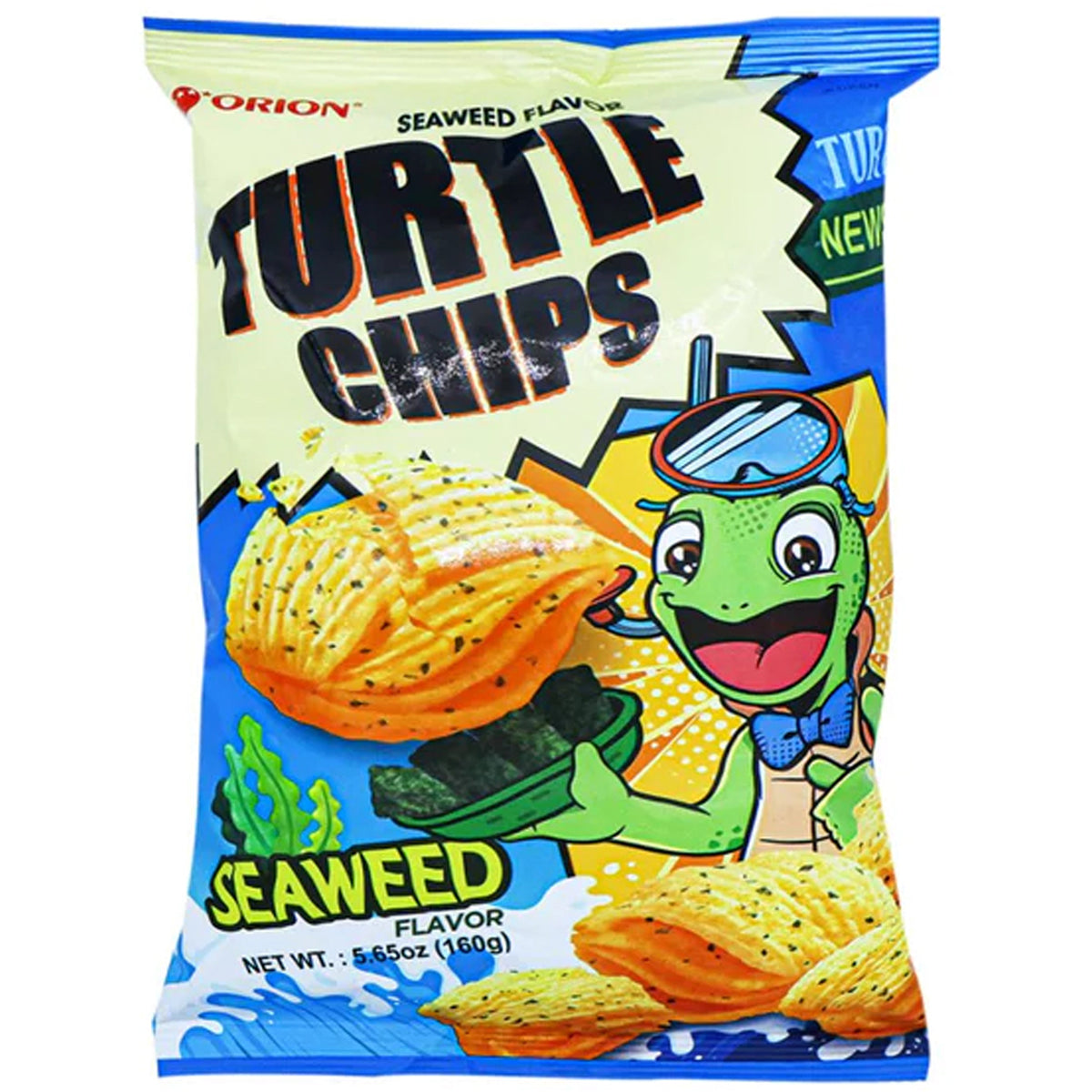 Orion - Kkobuk Turtle Chips (Seaweed Flavour) 12x160g | Haisue