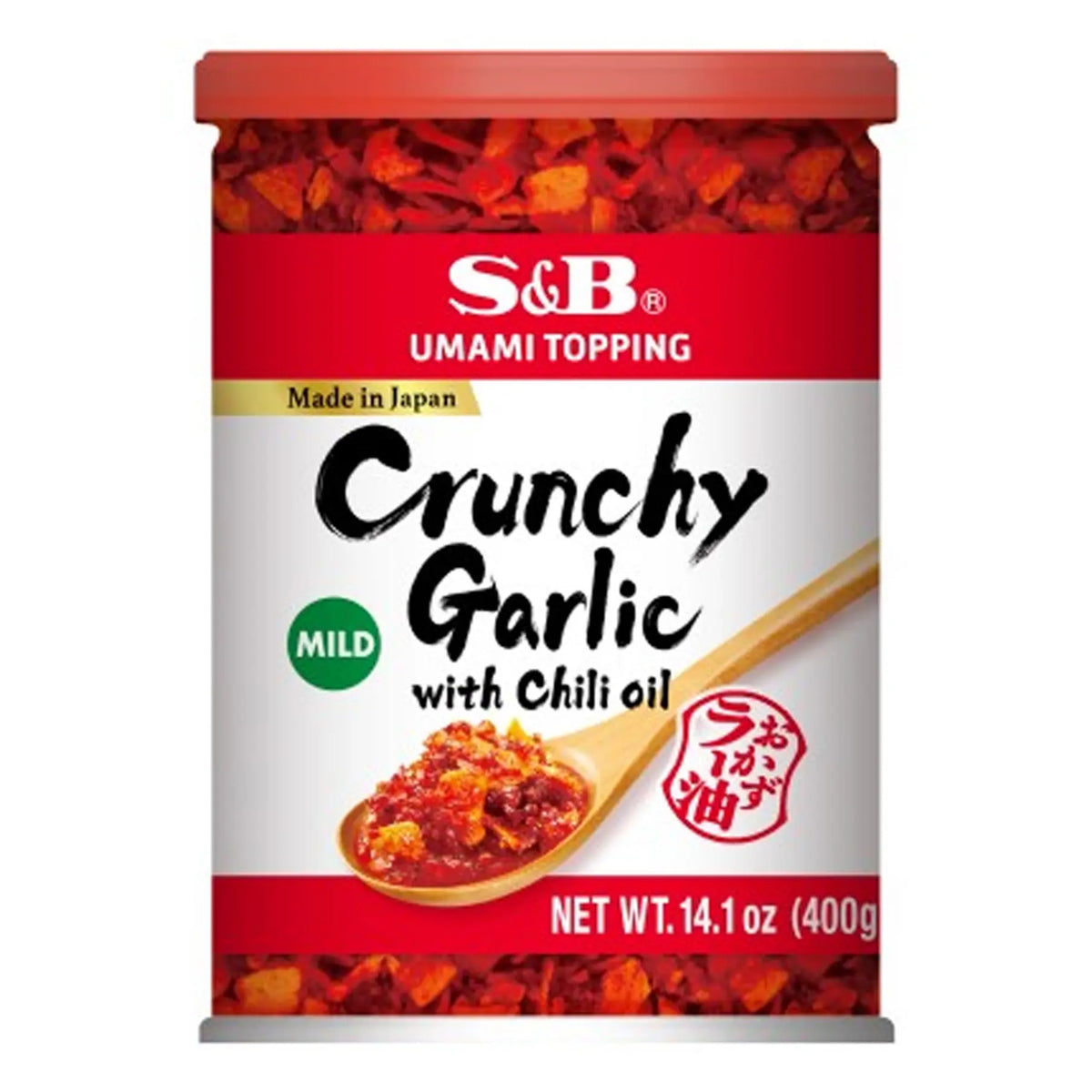 S&B - Umami Topping Crunchy Garlic with Chili Oil 400g | Haisue