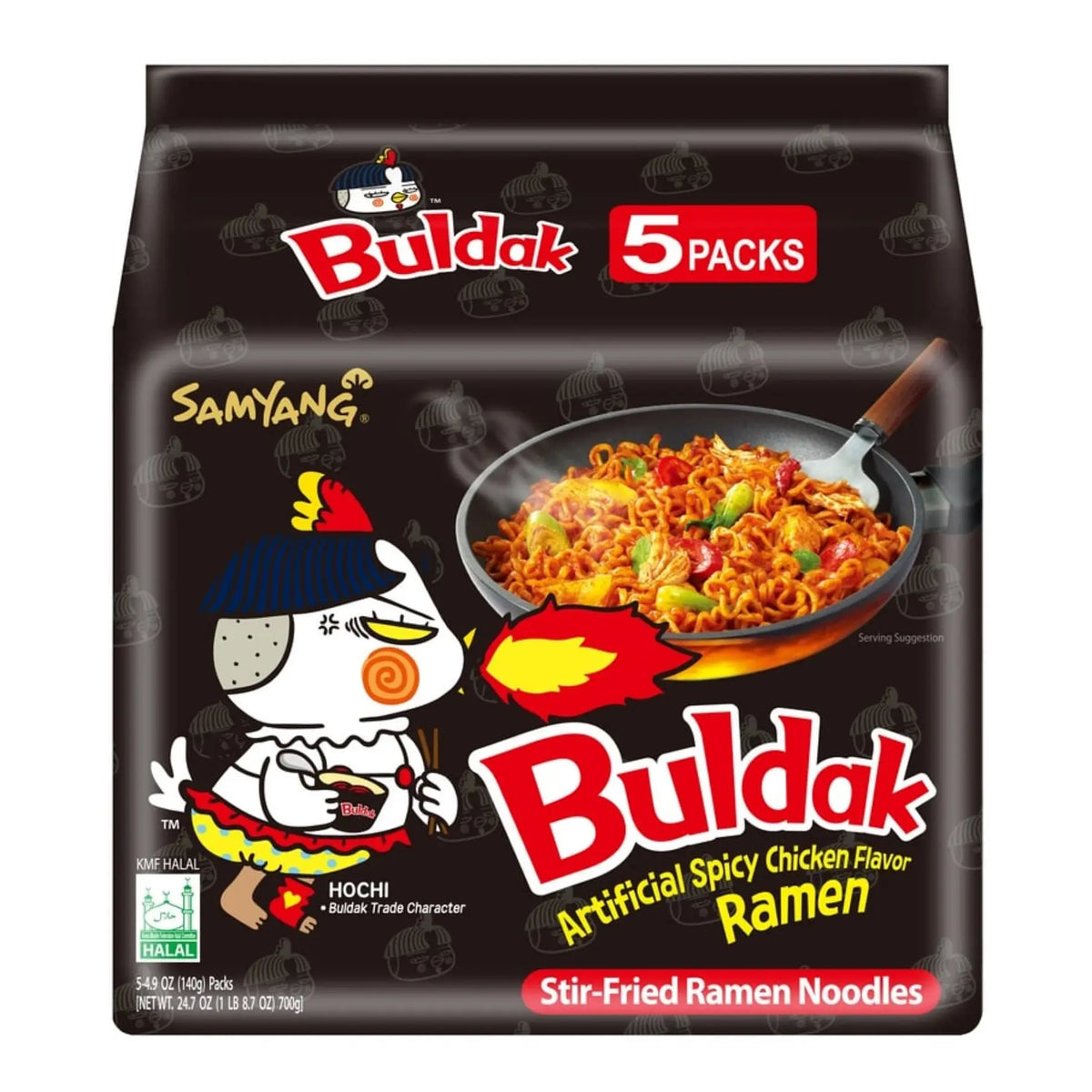 Samyang - Spicy Chicken Buldak Noodle 5x140g – Haisue