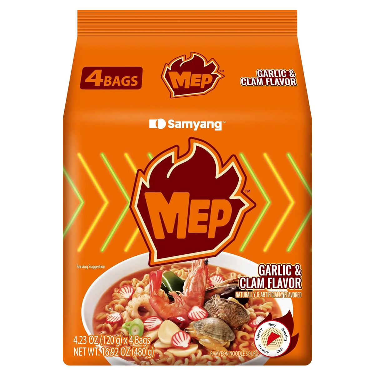 Samyang - MEP Garlic & Clam Ramyeon Noodle Soup 8x4x120g – Haisue