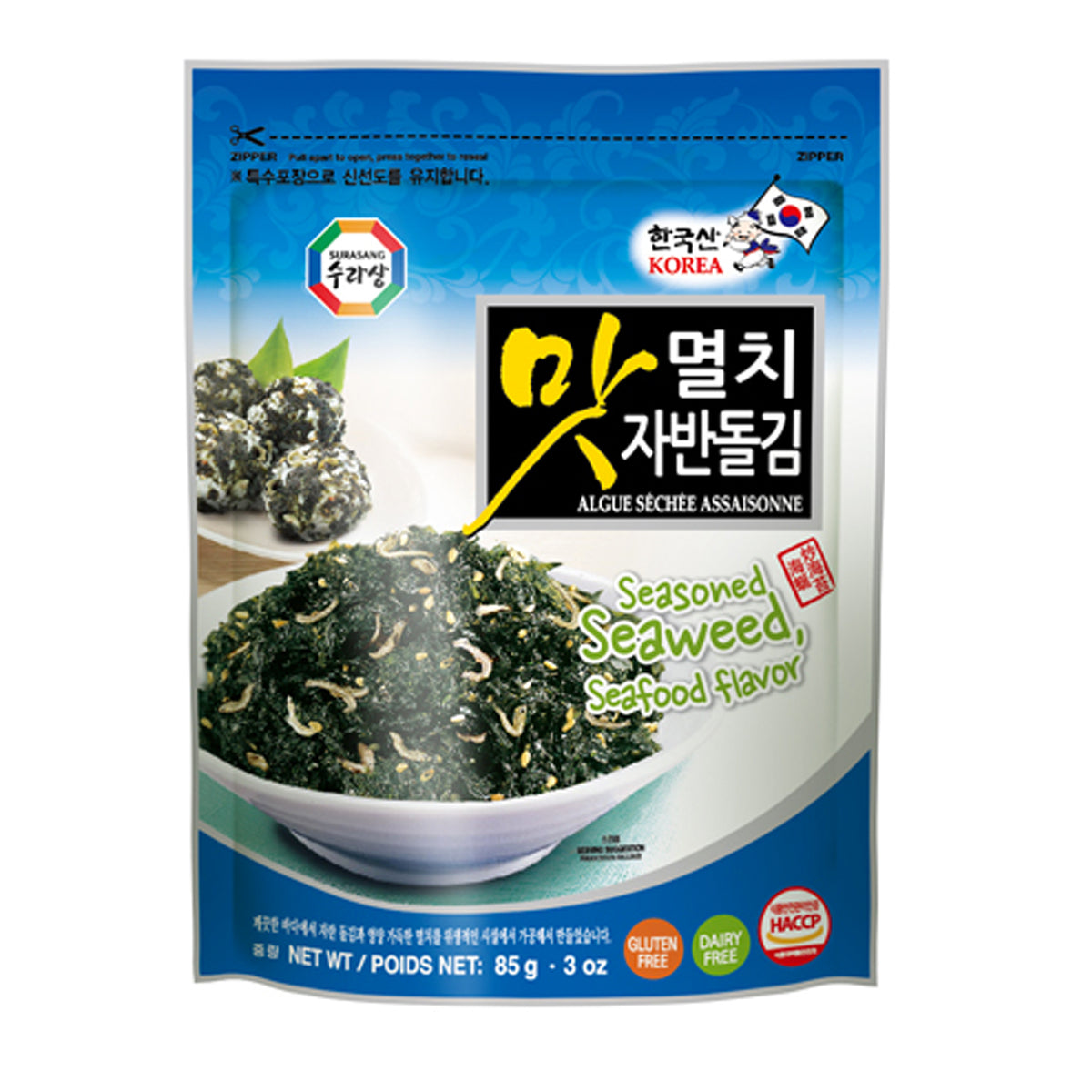 Surasang - Seasoned Seaweed with Seafood Flavor 85g | Haisue