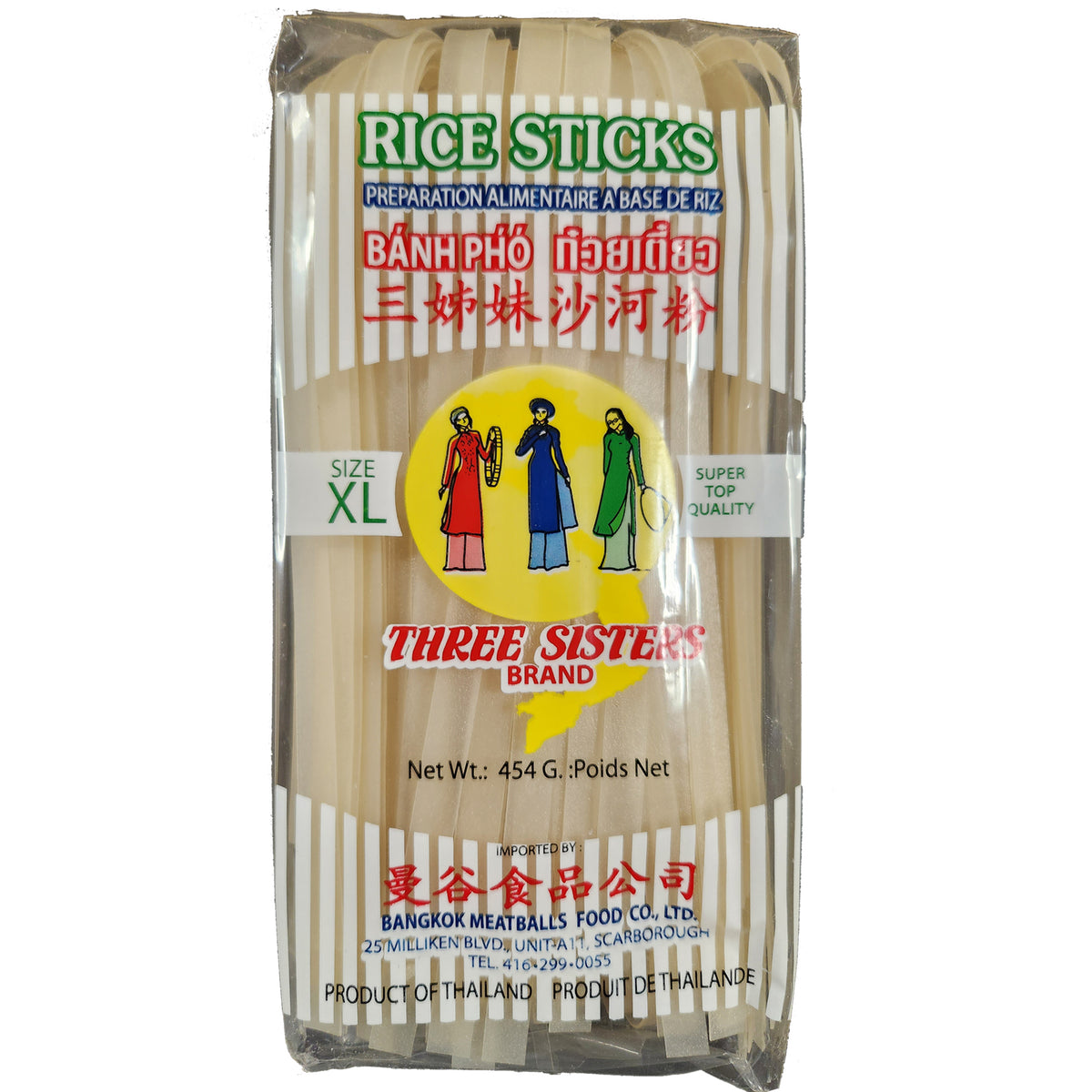 Three Sisters - Rice Sticks (XL) 454g | Haisue