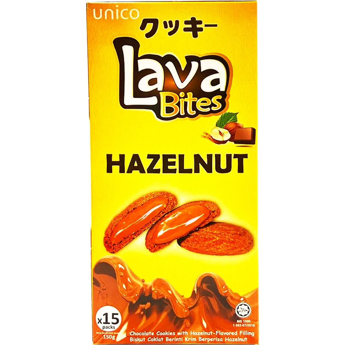 Unico - Lava Bites (Hazelnut Flavor) 150g | Haisue