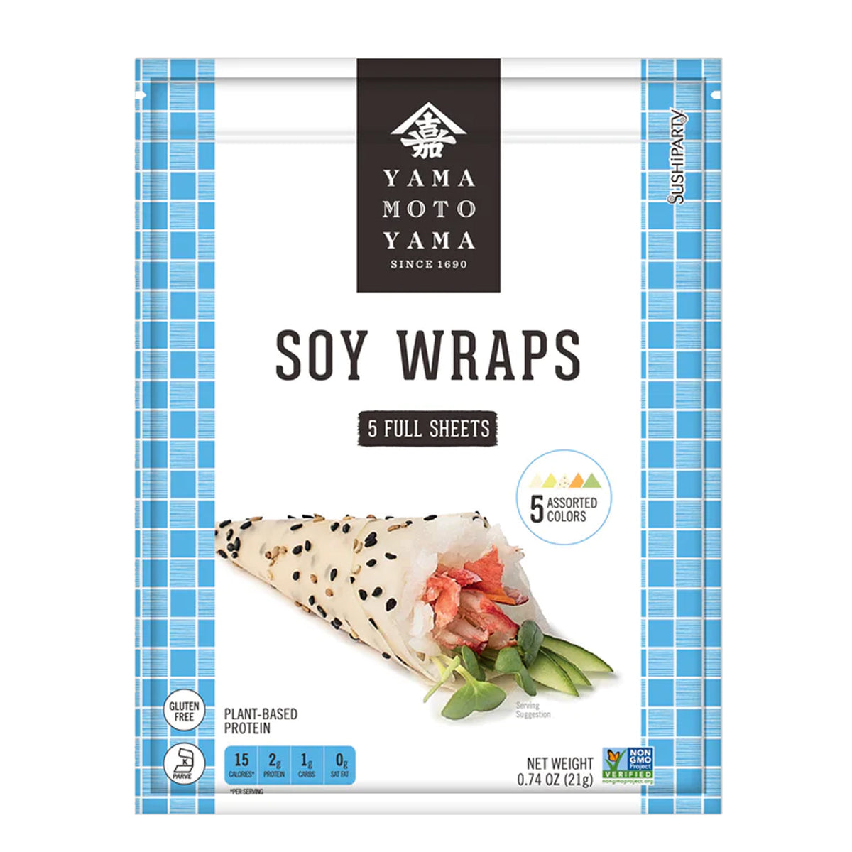 Yamamotoyama - Soy Wraps (5 Full Sheets) 21g | Haisue